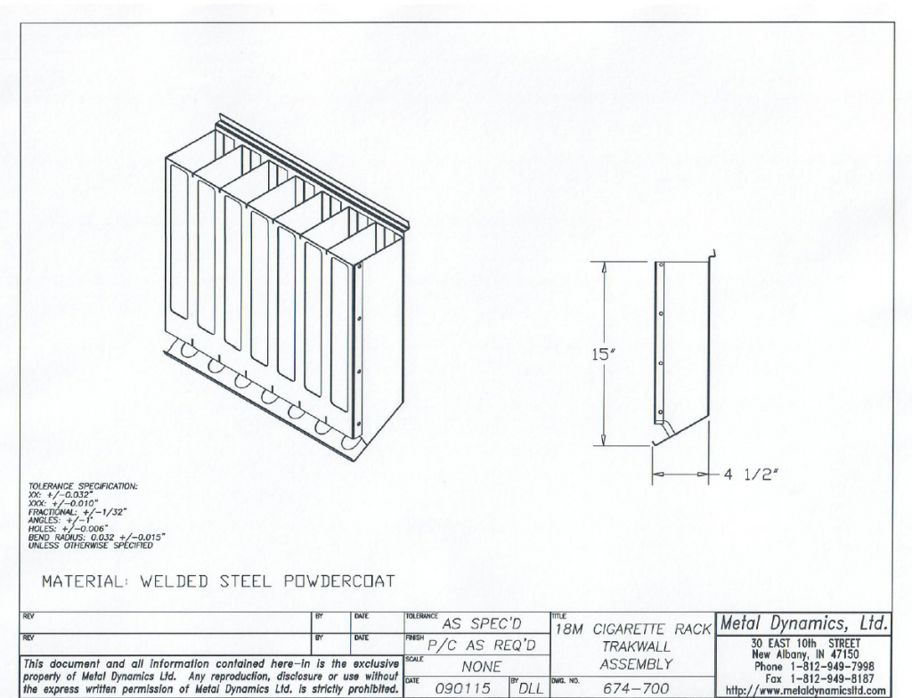 Accessories – Metal Dynamics, Ltd.