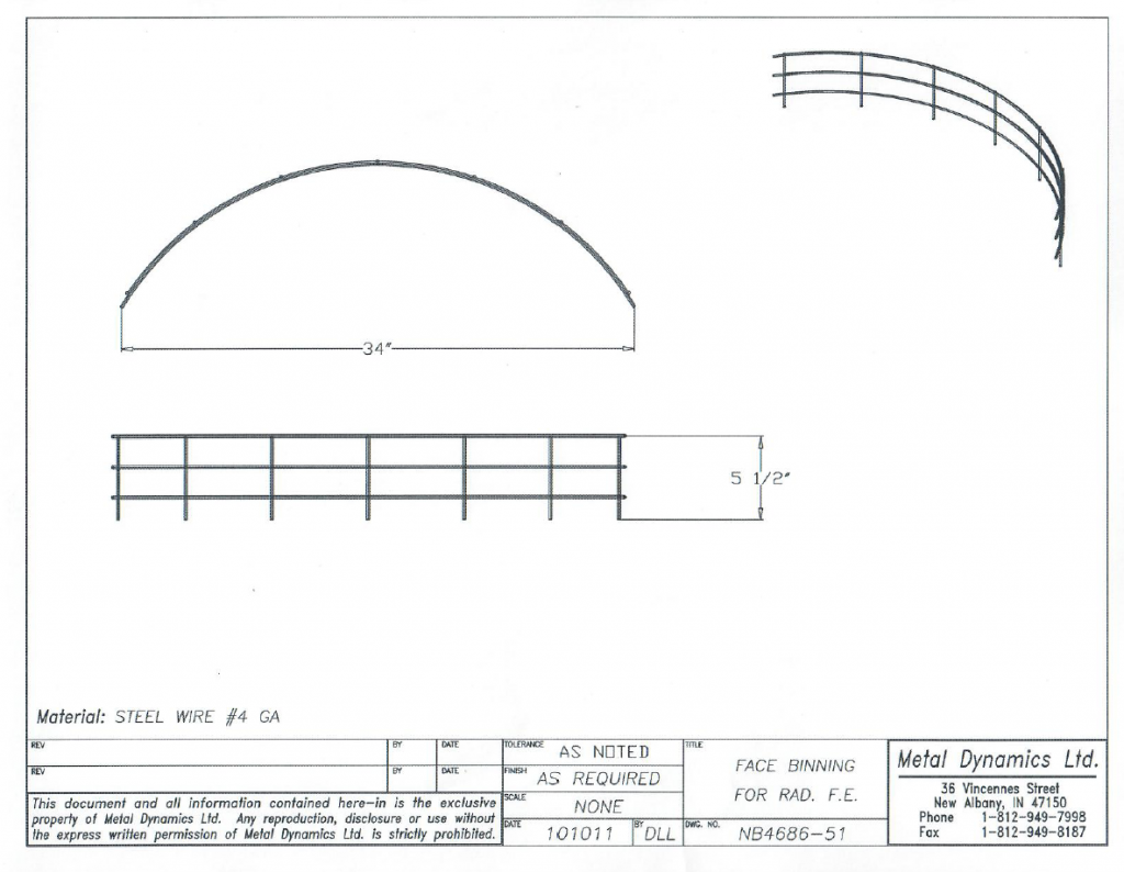Radius – Metal Dynamics, Ltd.