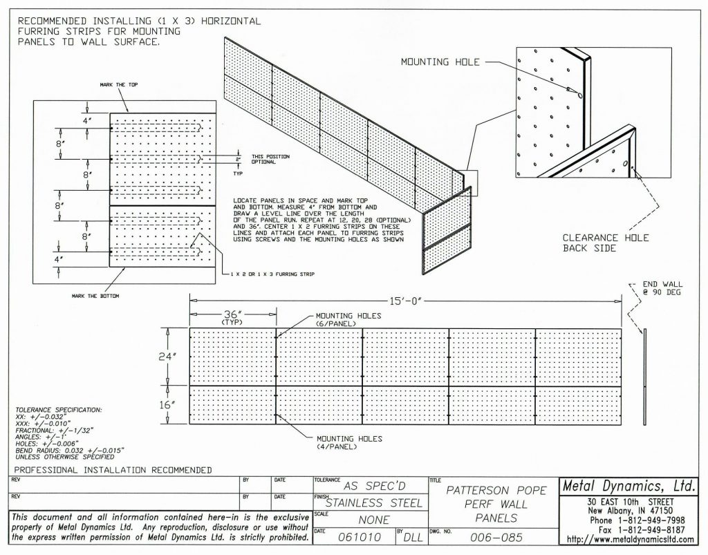 Hospital – Metal Dynamics, Ltd.